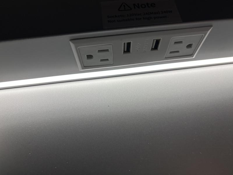 QueenFun LED Mirrored Medicine Cabinet 36-in x 30-in Lighted LED Fog ...