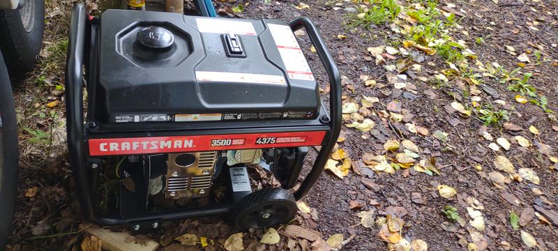 CRAFTSMAN 4375 / 3500-Watt Portable Generator CMXGGAS030729 at Lowes.com