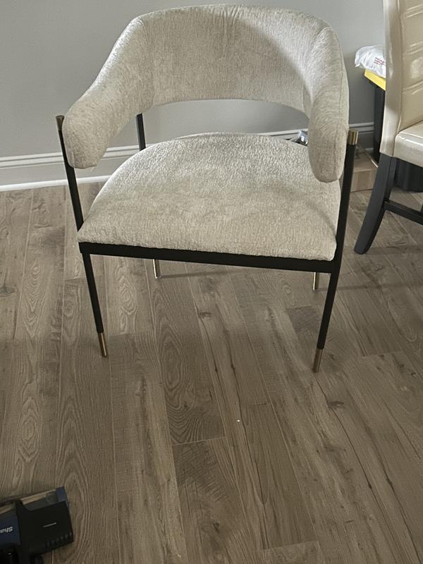 Manhattan Comfort Set of 2 Contemporary/Modern Chenille Upholstered ...