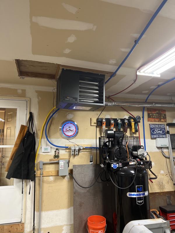 Propane Ceiling Mount Garage Heater | Shelly Lighting