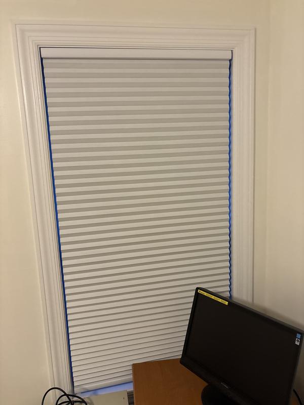 LEVOLOR 40-in x 72-in Snow Light Filtering Cordless Cellular Shade ...