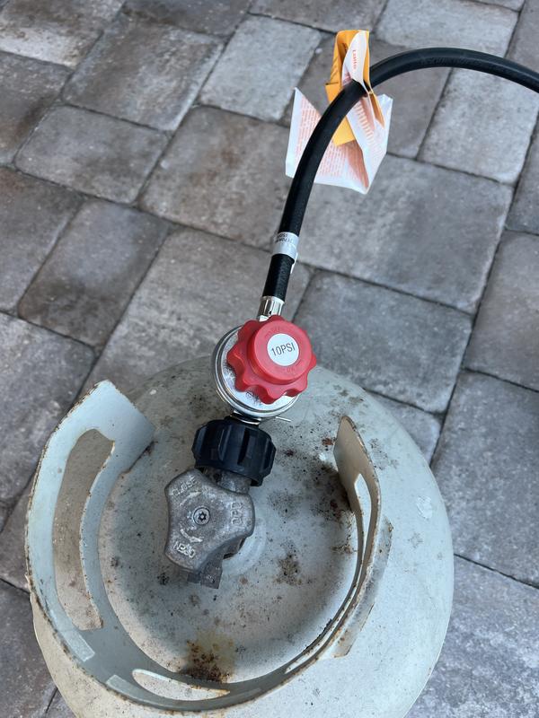 Camp Chef Steel-braided Propane Regulator with Hose - Lowes.com