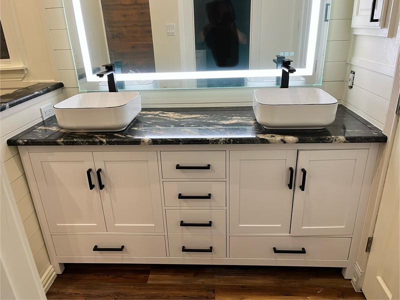 Wyndham Collection Sheffield 84-in Light Green Bathroom Vanity Base ...