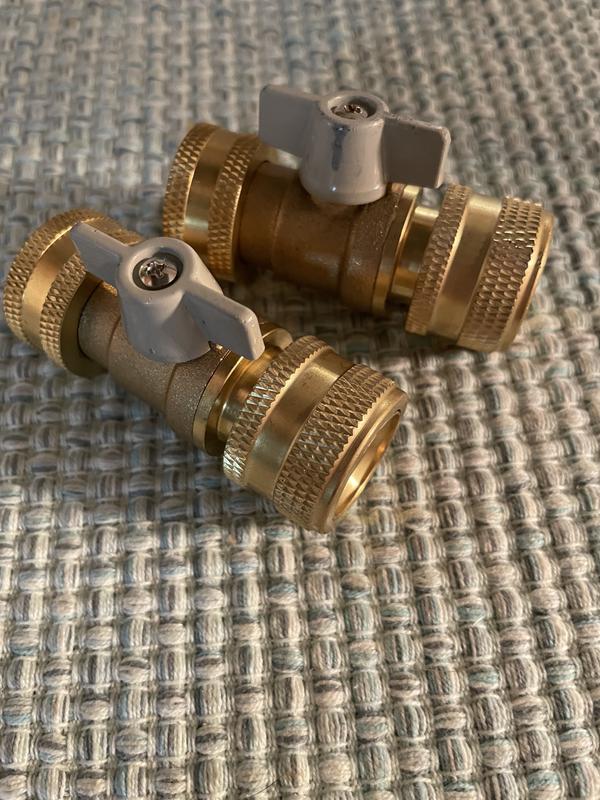 Project Source Brass Quick Connector Set SGY-GAR101 at Lowes.com