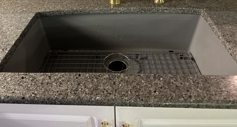 allen + roth Coho Quartz Gray Kitchen Countertop SAMPLE (4-in x 4-in ...