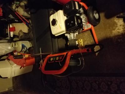 Husqvarna 4000 PSI 4-GPMs Cold Water Gas Pressure Washer with 5 Spray ...