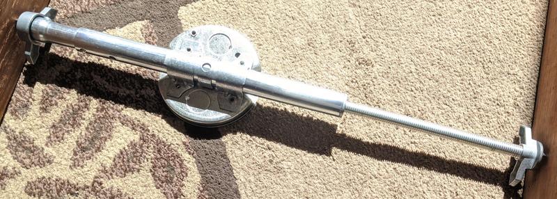 Hubbell RACO Galvanized Steel Old Work Ceiling Fan Electrical Box 936 ...