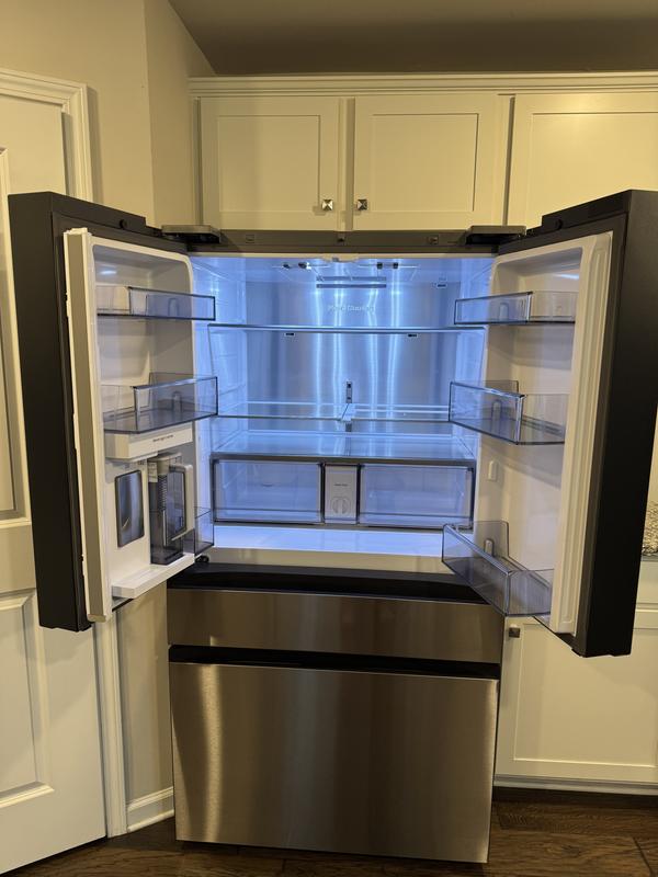 Samsung Bespoke AI Counter-Depth Family Hub 23-cu ft 4 -Door 36-in Wide ...