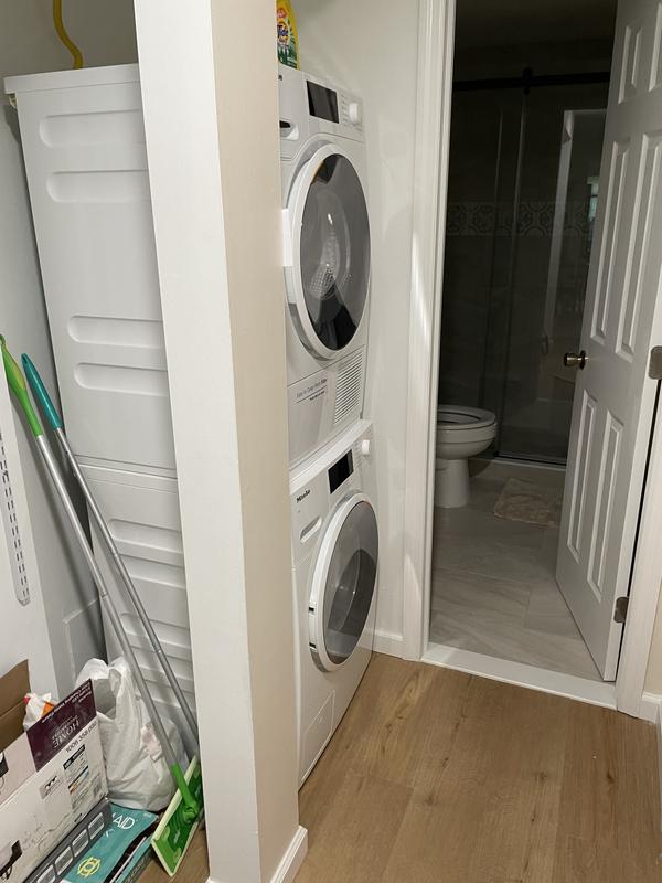 Miele Plastic Laundry Stacking Kit (Lotus White) WTV 502 at Lowes.com