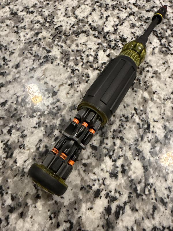 Klein Tools KNECT 16-in-1 Impact Rated Hybrid Screwdriver / Nut Driver ...