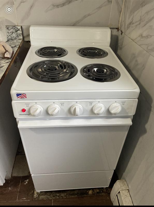 Holiday 20-in 4 Burners 2.4-cu ft Freestanding Electric Range (White ...