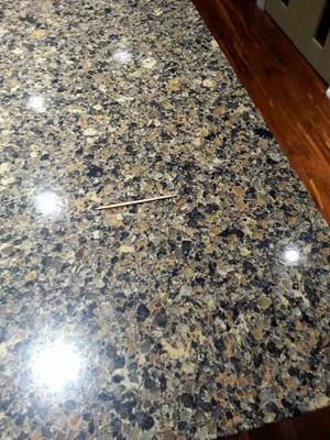 Silestone Black Canyon Quartz Kitchen Countertop Sample at Lowes.com