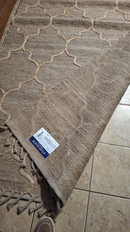 Safavieh Natural Fiber 106B Natural 5 x 8 Rectangular Area rug in the ...