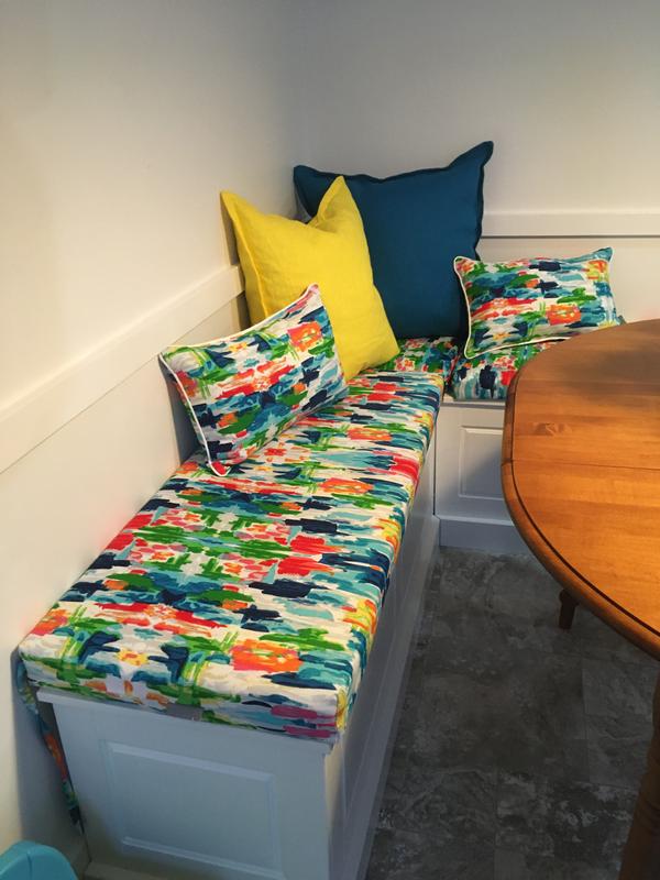 Pillow Perfect Outdoor/Indoor Alauda Grasshopper Bench Cushion 18-in x ...