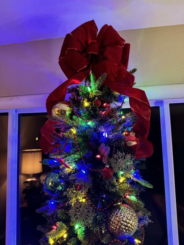 Holiday Living 4-ft Slim Hayden Pine Pre-lit LED Artificial Christmas ...