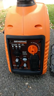 Generac GP 2200i 2200-Watt Gasoline Portable Inverter Generator at ...