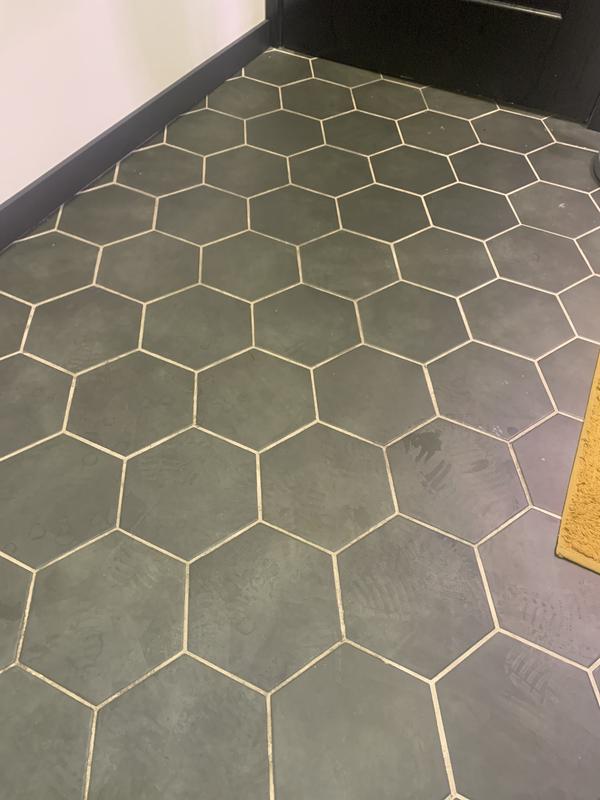 Affinity Tile Apini Hex Matte White 9-in x 11-in Matte Porcelain Floor ...