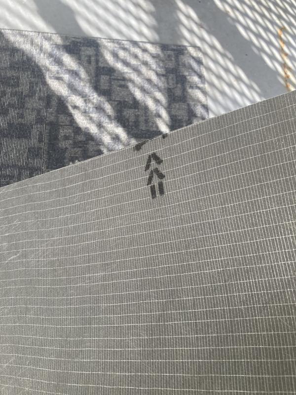 Shaw Sway 24-in x 24-in Modeled Gray Commercial Adhesive Indoor Carpet ...