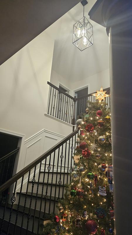 Kichler Solander 3-Light Olde Bronze Traditional Clear Glass Geometric ...