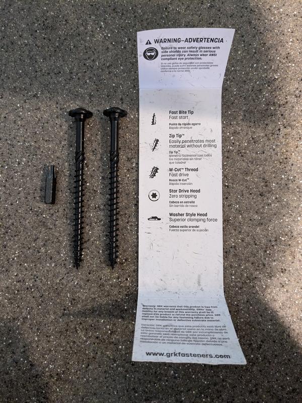 GRK 5/16-in x 4-in Polymer RSS Exterior Wood Screws (25-Per Box) 95412 ...