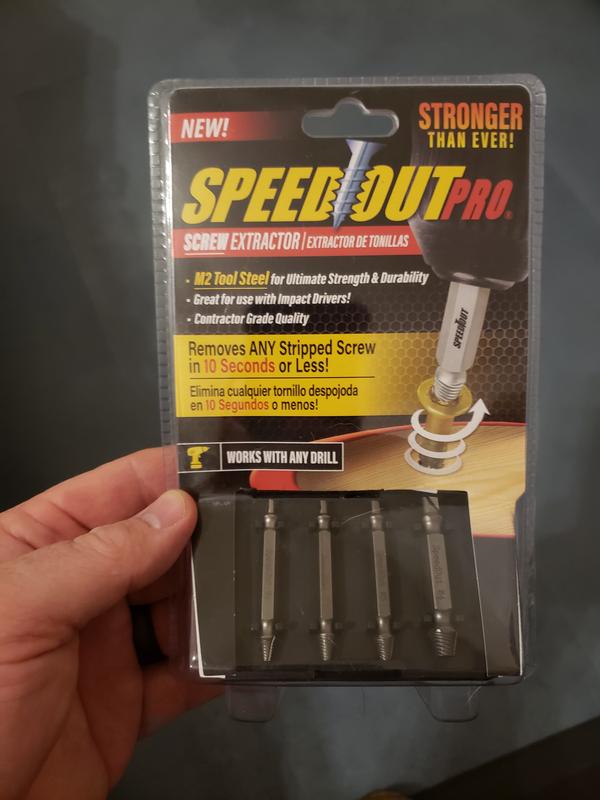 SpeedOut 4-Pack Hss Double-ended 2-in Screw Extractor Set SPEEDPRO1 at ...