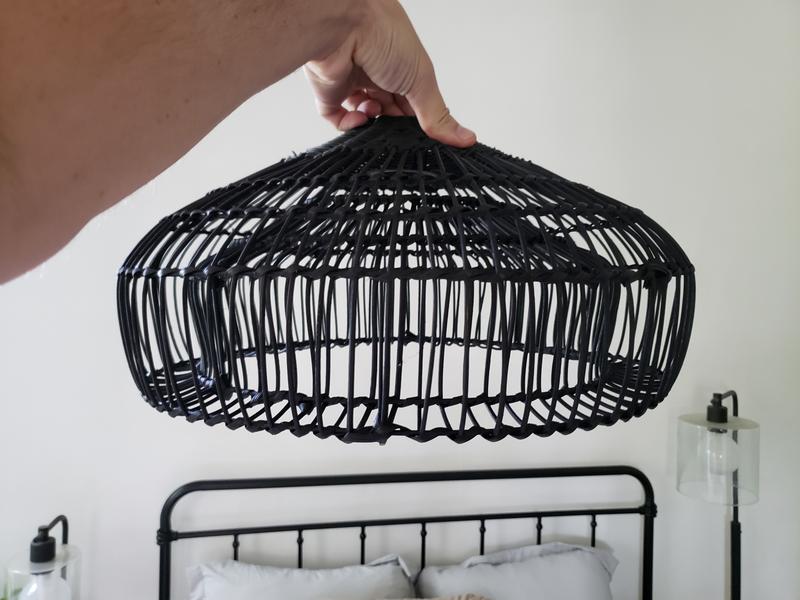 allen + roth Reece Black Traditional Bell Medium Hanging Pendant Light ...