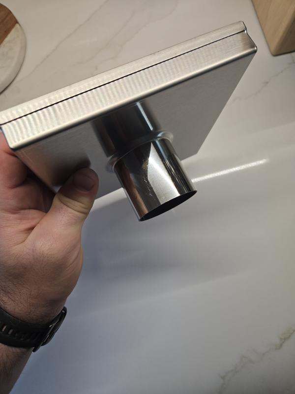 BWE 32 In. Stainless Steel Linear Shower Drain with Slot Pattern Drain ...