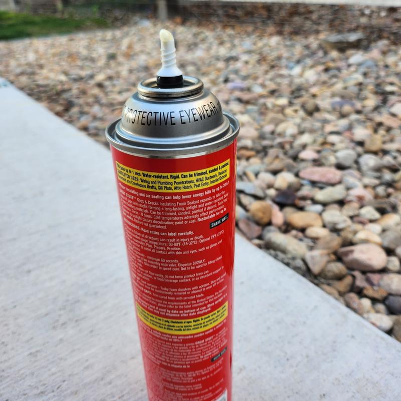 GREAT STUFF Gaps and Cracks 20-oz Straw Indoor/Outdoor Spray Foam ...