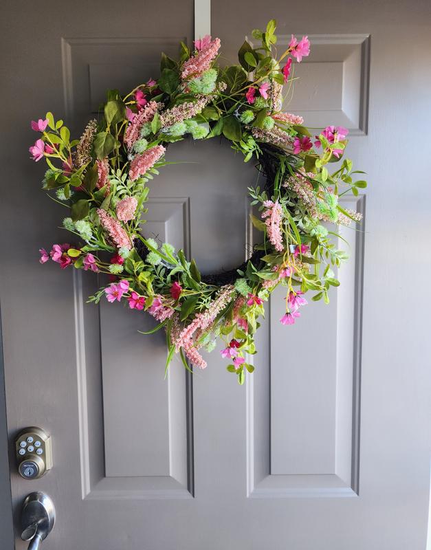 Worth Imports Hello Spring 22-in Pink Indoor or Outdoor Artificial ...