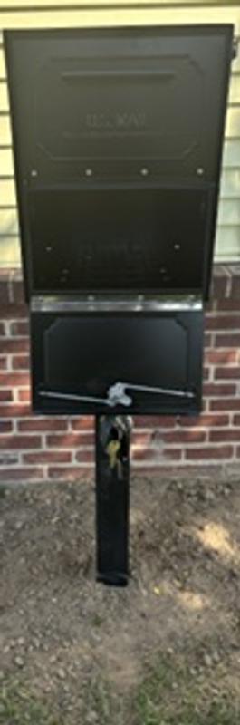 Post Mount Bronze Metal Extra Large Lockable Mailbox at Lowes.com