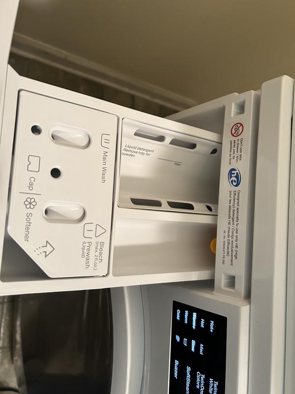 Miele W1 Series TwinDos 2.26-cu ft High Efficiency Stackable Steam ...
