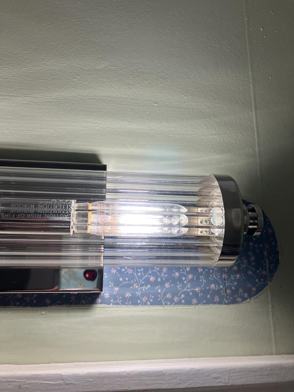 GE 40-Watt EQ T8 Daylight Candelabra Base (e-12) Dimmable LED ...