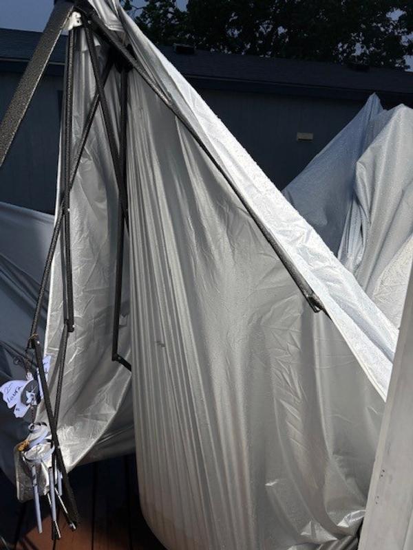 Grearden 10-ft x 10-ft Square Black Pop-up Canopy PTSZ5001-BL at Lowes.com