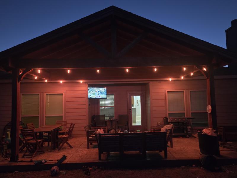 Govee 48-ft Plug-in Multicolor Indoor/Outdoor String Light with 15 ...