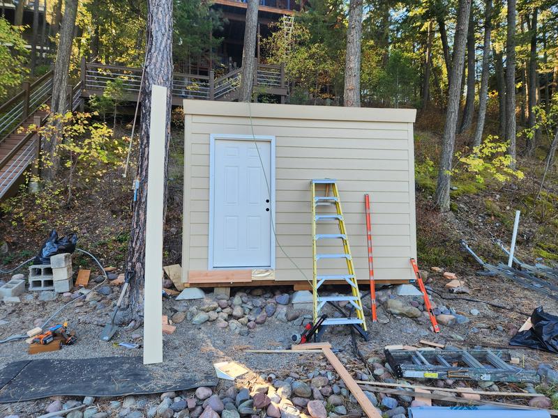 Therma Tru 36-in x 80-in x 4-9/16-in Fiberglass No glass Right-hand ...