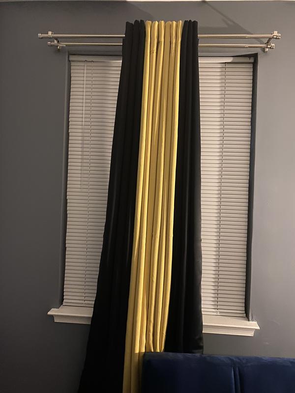 J&V TEXTILES 84-in Outdoor Pink Blackout Standard lined Grommet Curtain ...