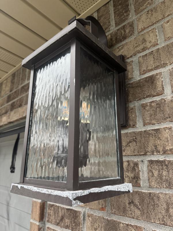 Kichler Linford 3-Light 22.25-in H Antique Bronze Outdoor Wall Light ...