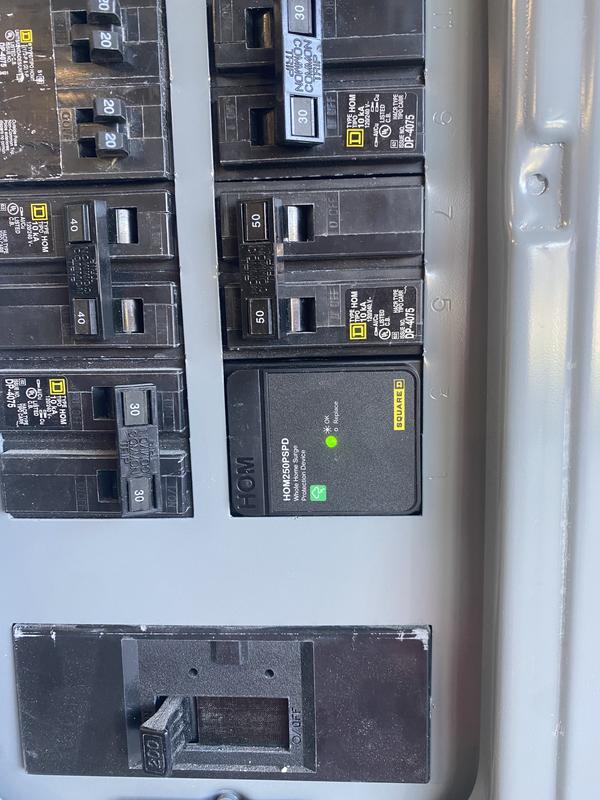 Square D SurgeBreaker 25-kA Indoor Surge Protective Device HOM2175SB at ...