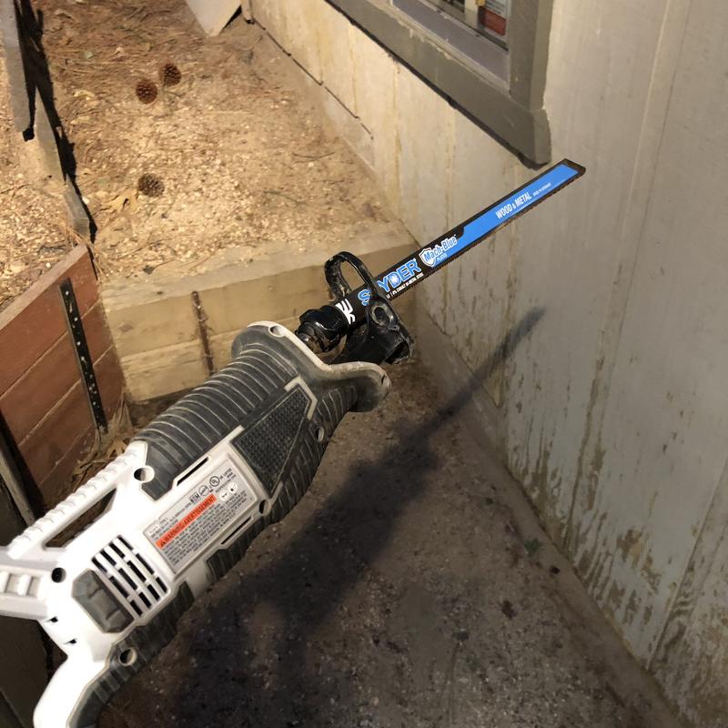 Spyder Mach-Blue Bi-metal 12-in 10/14 Tpi Wood/Metal Cutting ...