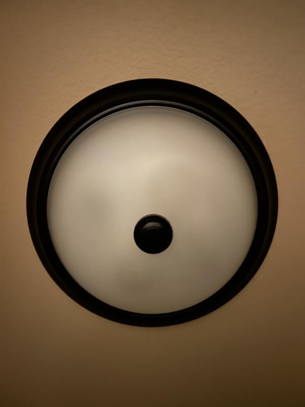 Project Source 2-Light 13-in Matte Black Led, Flush Mount Light 43284 ...