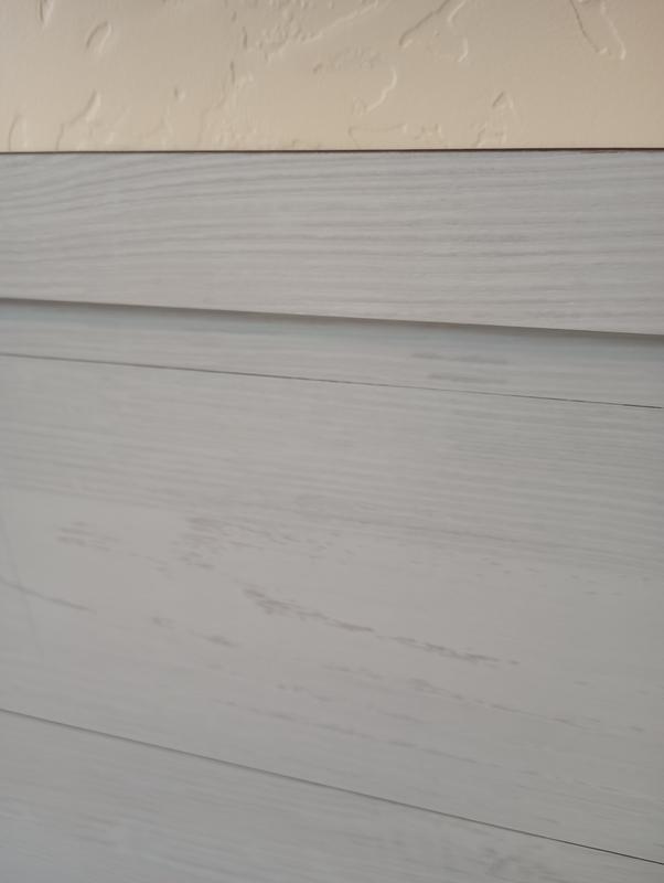 Formica Brand Laminate Woodgrain 48-in W x 96-in L White Painted Wood ...