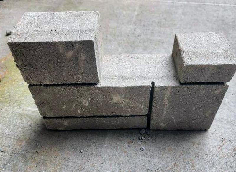 Oldcastle 10-in H x 15.7-in L x 4-in D Fog Gray Stagger Wall Concrete ...