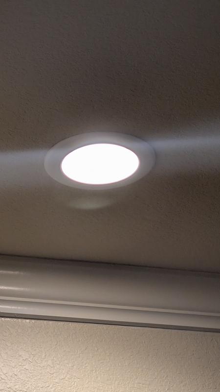 Bieuoram 6 Pack of 6 Inch 1050 Lumens Color Adjustable Integrated LED ...