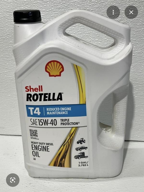 Rotella 1 Gallon 15W-40 Diesel Motor Oil for Enhanced Deposit ...