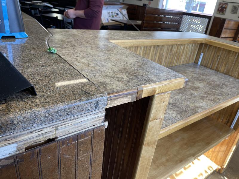 Formica Brand Laminate Patterns 48-in W x 96-in L Giallo Granite Matte ...