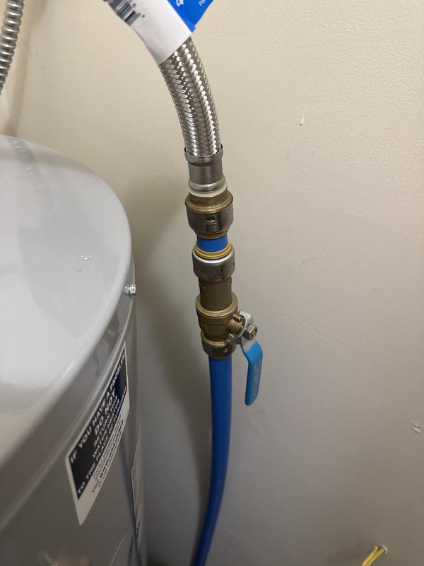 SharkBite Max 1/2-in Push-to-Connect Brass Slip Ball Valve UR24735Z at Lowes.com