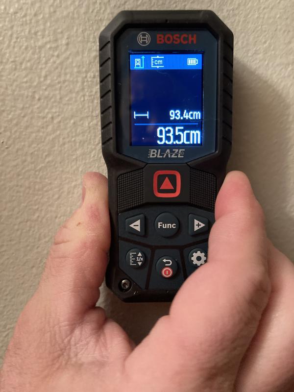 Shop Bosch BLAZE Red-Beam 165 ft. Laser Distance Measurer with 3.7V Lithium-Ion Battery at Lowes.com