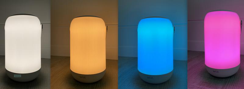 WiZ Smart Table Lamp 7.6-in White LED On/Off Switch Table Lamp with No ...