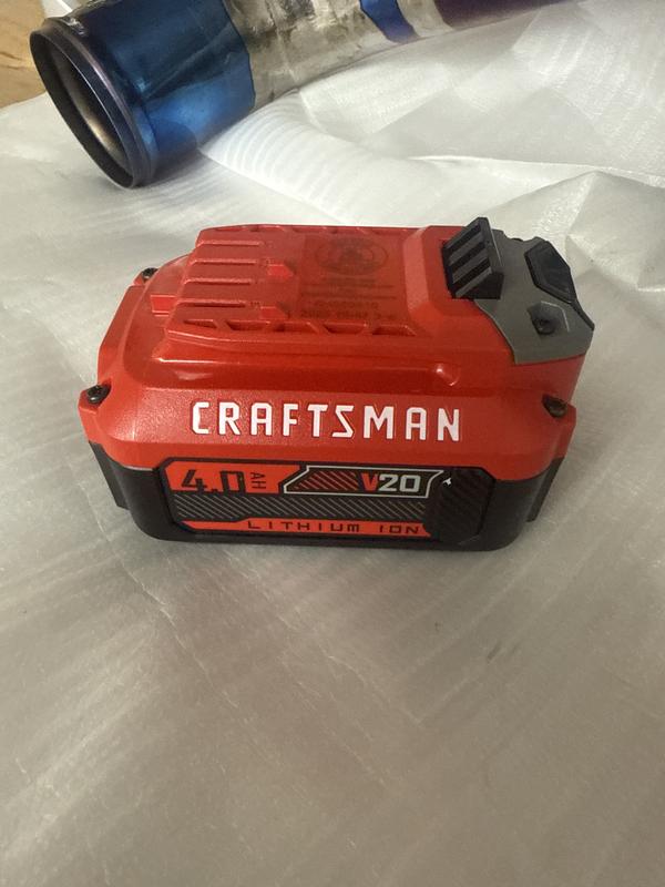 Shop CRAFTSMAN (4-Pack) V20 20 -Volt 1 -Pack Lithium-ion ( 4.0 Ah ...