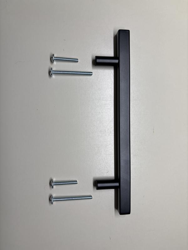 Style Selections 5-1/16-in (128mm) Center to Center Matte Black Square ...